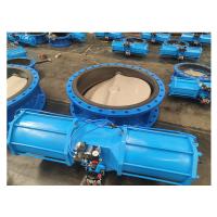 China Efficiently-Controlled Butterfly Valves WCB Ductile Cast Iron Pneumatic Flanged Valve for sale
