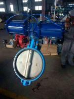 China Low Temperature Manual PN16 PN25 DN40-DN400 300LB Metal Hard Seal Pneumatic Wafer Butterfly Valve for sale