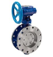 China Customized Support Butterfly Valves With Pneumatic Actuator and Double Flange for ODM for sale