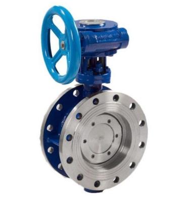 China Customized Support Butterfly Valves With Pneumatic Actuator and Double Flange for ODM for sale