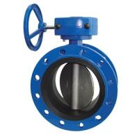 China Customized Support Butterfly Valves With Pneumatic Actuator and Double Flange for ODM for sale