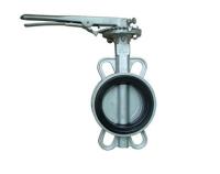 China OEM Port Size Stainless Steel/Carbon Steel Butterfly Valve with Manual Operation for sale