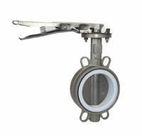 China OEM Port Size Stainless Steel/Carbon Steel Butterfly Valve with Manual Operation for sale