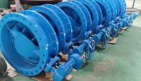 China Excellent Ductile Iron EPDM Lined Wras Industrial Control Double Eccentric Flange Butterfly Valve for sale