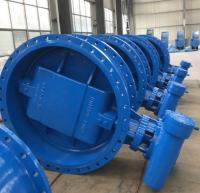 China Customized Service Double Eccentric Flanged Butterfly Valve with Ductile Iron Body Material for sale