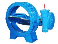China Cast Iron Double Eccentric Flanged Butterfly Valve for Manual Operation in Industry for sale