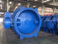 China Cast Iron Double Eccentric Flanged Butterfly Valve for Manual Operation in Industry for sale