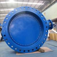 China Complete Certificate Butterfly Valves DIN BS JIS Flange DI CI WCB Body Double Flange for sale