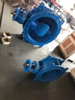 China Complete Certificate Butterfly Valves DIN BS JIS Flange DI CI WCB Body Double Flange for sale