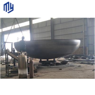 China Complete Certificate Carbon Steel Forged Segmental Heads Mixing Tank Elliptical Head for sale
