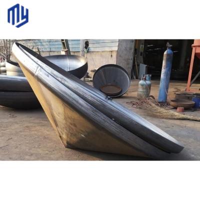 China Customized Support OEM 304 Stainless Conical Head Cone Steel End for Tank End Bottoms for sale