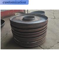 China Pressing Carbon Steel Flange Flat Dished Head End for Tanks Complete Certificate for sale