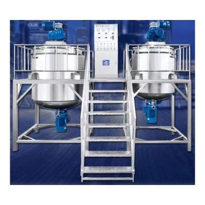 China Reference Manual Mixing Tank for Liquid Soap Shampoo Detergent Lotion Mixing Making Machine for sale