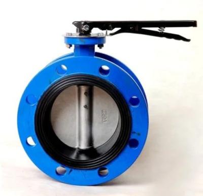 China Medium Temperature Double Flange Metal Seated Butterfly Valve for sale