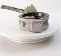 China High Temperature Media Aluminium Alloy Wafer Type PTFE Centre Sealing Butterfly Valve for sale