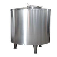 China Reference Manual 1000L Stainless Steel Milk Mixing Tank for Beverage Production Line for sale