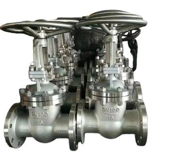 China 3 Inch CF8 Stainless Steel Flange Gate Valve with Y Type Strainer and Manual Control for sale