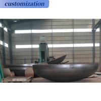 China Carbon Steel Cold Press Ellipsoidal Dished End for Pressure Vessel Complete Certificate for sale
