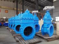 China DIN F6 Standard 4 inch Industry Knife Gate Valve with Stainless Steel Wheel Handle for sale