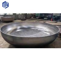 China Welding Connection 1000mm Large Metal Half Sphere for Customized Spherical Tank Heads for sale