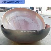 China Welding Connection Steel Hemisphere for Hemispherical 2 1 Elliptical Head Dish End Forming for sale