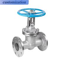 China Hydraulic Cast Iron Flange Type Sluice Gate Valve with Rising Stem and Resilient Seat for sale