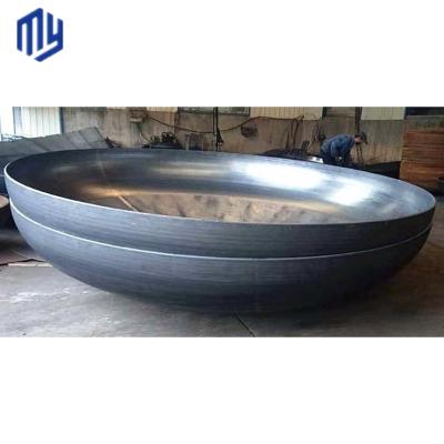 China Customizable Sandblasting Aluminum Stainless Steel Dished Head for Welding Connection for sale