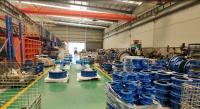 China Gas Media Butterfly Valves Rubber Seat Double-Flanged 24V/DC Electric Rotary Actuator for sale