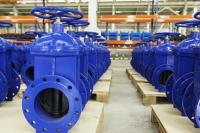 China Y Type Industrial Rising Stem Steel Motor Gear Operated Wedge Stainless Steel Gate Valve for sale