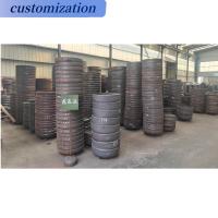 China Circle Forming Q345 S275JR Hot Press ASME Flanged Dished Tank Heads for Storage Vessel for sale