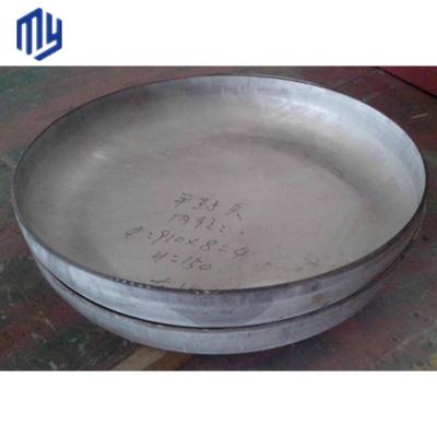 China Welding Connection ASME Steel Titanium Tank Dome Heads End Cap for Pressure Vessel for sale