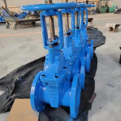 China Software Reengineering Non-Rising Ductile Iron Wedge Gate Valve with Rubber Seal Disc for sale