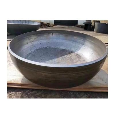 China 304 316L Sanitary Stainless Steel Pipe Threaded End Cap Dished Tank Head for Industry for sale