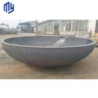 China 304 316L Sanitary Stainless Steel Pipe Threaded End Cap Dished Tank Head for Industry for sale