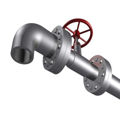 China Customized 4 Inch Cast Steel Sluice Gate Valve with Handwheel and Resilient Seat for sale