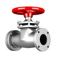 China Customized 4 Inch Cast Steel Sluice Gate Valve with Handwheel and Resilient Seat for sale