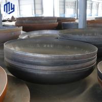 China Equal Steel Torispherical Head Customized for Water Fuel Tank Dish Head Cone Heads for sale
