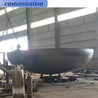 China Cold Pressed Elliptical Dished Steel Ellipsoidal Tank Heads for Welding Industry Needs for sale