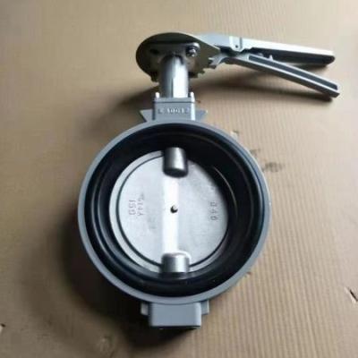 China Customized Service Standard Aluminium Alloy Body Two-Pieced Shaft Wafer Butterfly Valve for sale