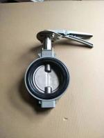 China Customized Service Standard Aluminium Alloy Body Two-Pieced Shaft Wafer Butterfly Valve for sale