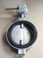 China Customized Service Standard Aluminium Alloy Body Two-Pieced Shaft Wafer Butterfly Valve for sale