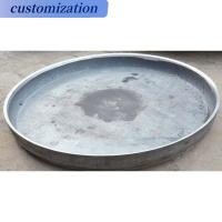 China Customized Size SS304 SS316 Elliptical Boilers Bottom Flat End for Tanks for sale