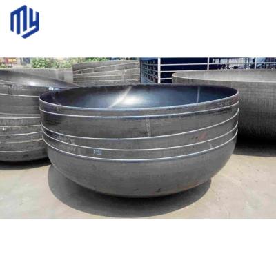 China Equal Circle Head Code SS304 SS316L Stainless Steel Pipe End Dished Head Tank Head for sale