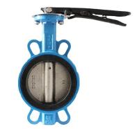 China Diaphragm Structure 4 Inch Wafer Center Butterfly Valve Manual Handle for OEM Support for sale