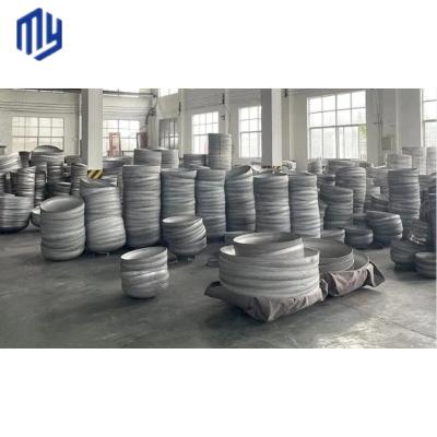 China Stainless Steel Welded Pipe Fitting SCH80 Pipe End Cap Elliptical Head Casting Circle for sale