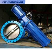 China Customized ISO CE Pneumatic Actuator Butterfly Valves and Fitting for sale