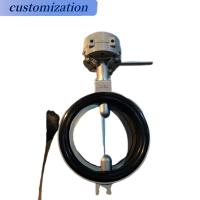 China Ultra-light Aluminum Alloy Body Butterfly Valve Pneumatic Actuator for Smooth Control for sale