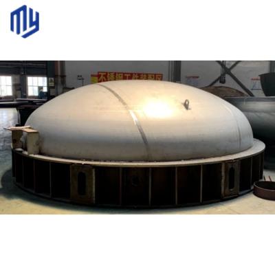 China ASME Standard Carbon Steel Stainless Steel Elliptical Spherical Dished Head for Tanks for sale