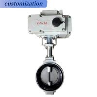 China Medium Temperature Aluminum Handwheel Butterfly Valve with Diaphragm Structure Design for sale