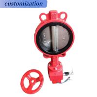 China Cast Iron Butterfly Valve Ideal for Low Temperature Control in Wafer Center Operations for sale